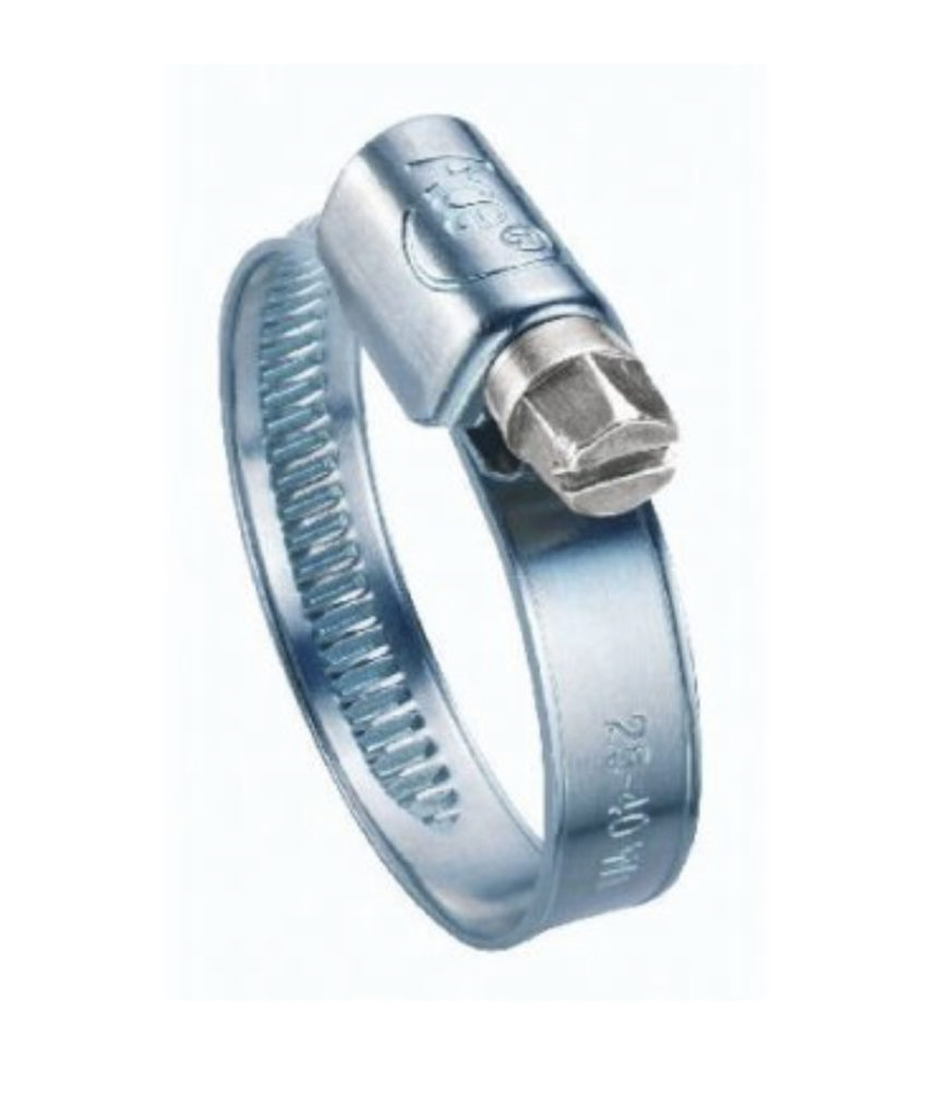 12) Hose Clips (Stainless Steel) - (150 - 170mm) - Forest of Dean Fasteners