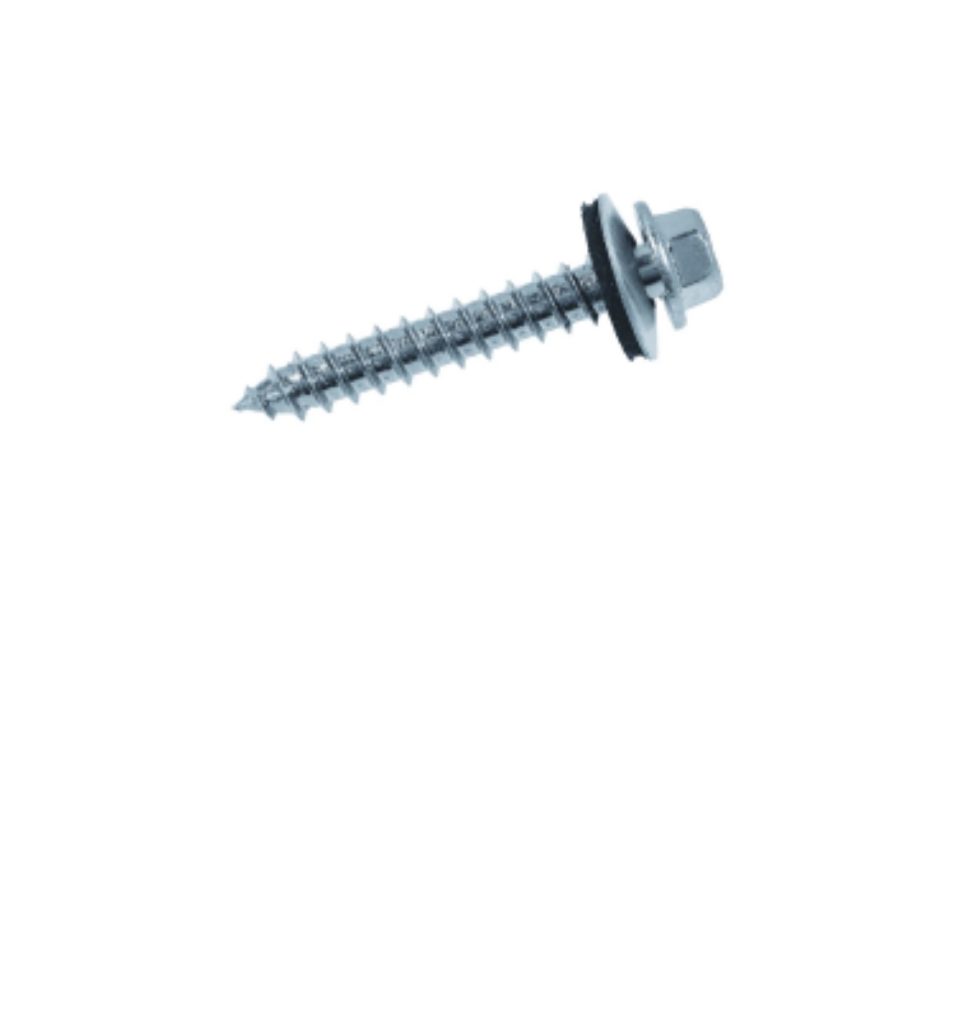 Gash Point Screws BZP Steel to Timber with Washer (Box 100) 6.3 x 100mm ...